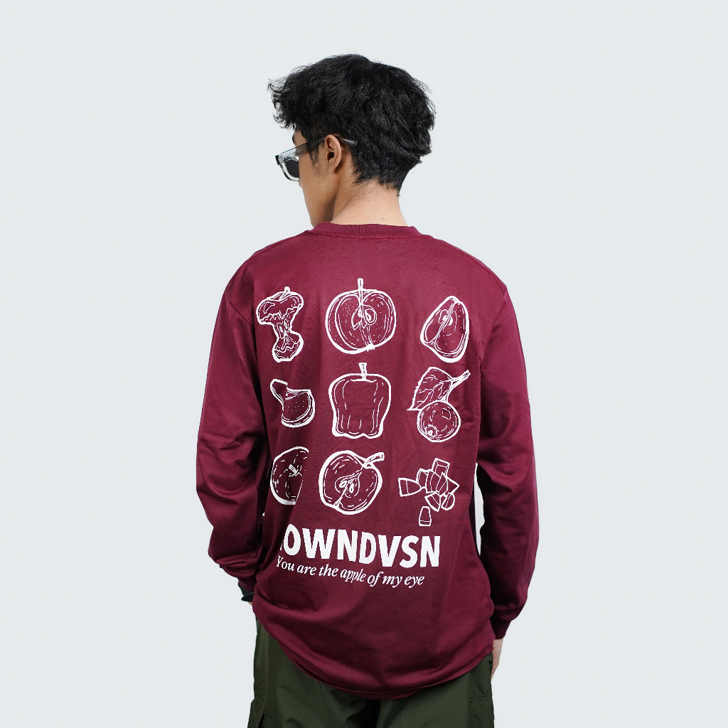 Jual Rown Division Official Longsleeve - Rowndvsn Kaos Panjang Appleto ...