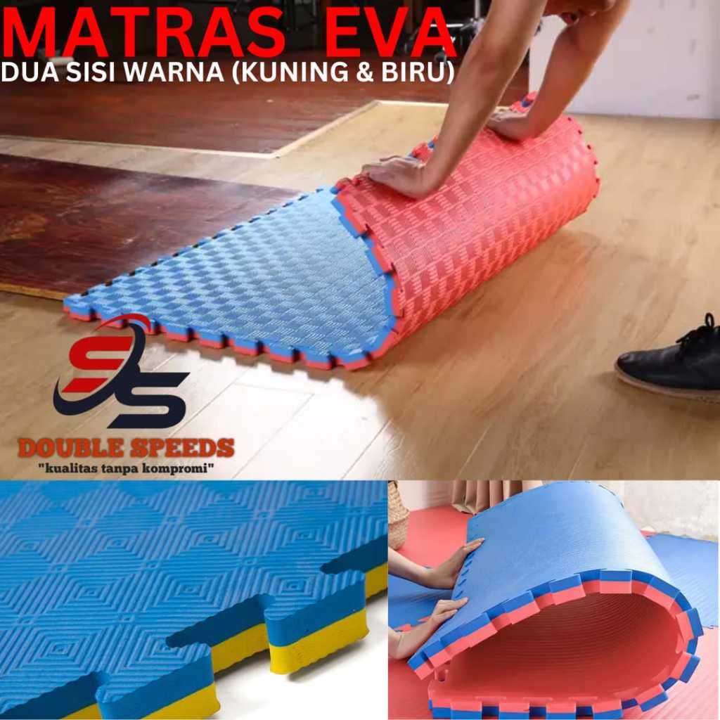 Jual 3CM matras beladiri ukuran 103cm x 103cm matras karate tebal 3cm ...