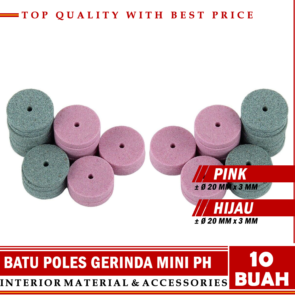 Jual Mata Batu Poles Asah / Batu Poles Gerinda Mini 20 mm Abu | Shopee ...