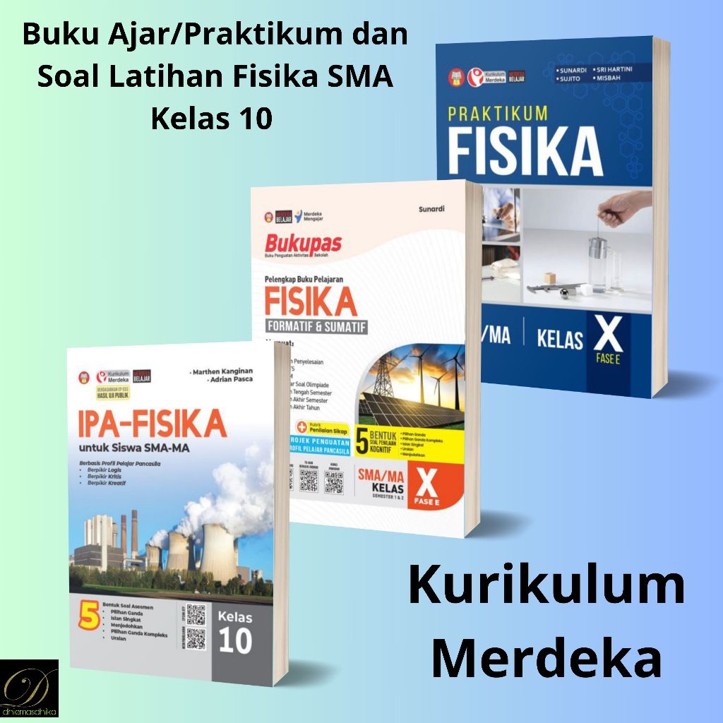 Jual Buku Latihan Soal/Praktikum Fisika SMA Kelas 10/X Kurikulum Merdeka | Shopee Indonesia