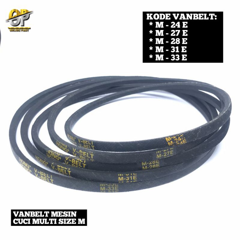 Jual VANBELT MULTI MESIN CUCI 2 TABUNG TYPE - M / M24E/M27E/M28E/M31E/M33E | Shopee Indonesia