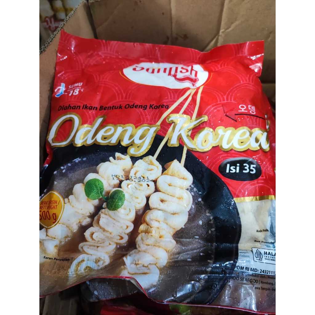 Jual Sunfish Odeng Korea 500 GR Long fish cake | Shopee Indonesia