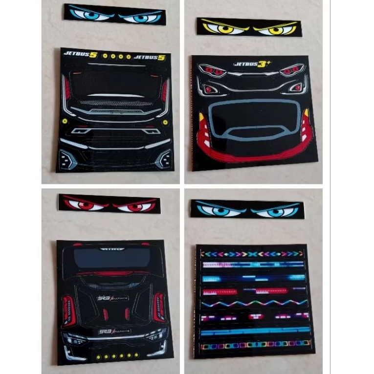 Jual Stiker miniatur JB5,JB3,SR3, Running,Bando,Hino | Shopee Indonesia