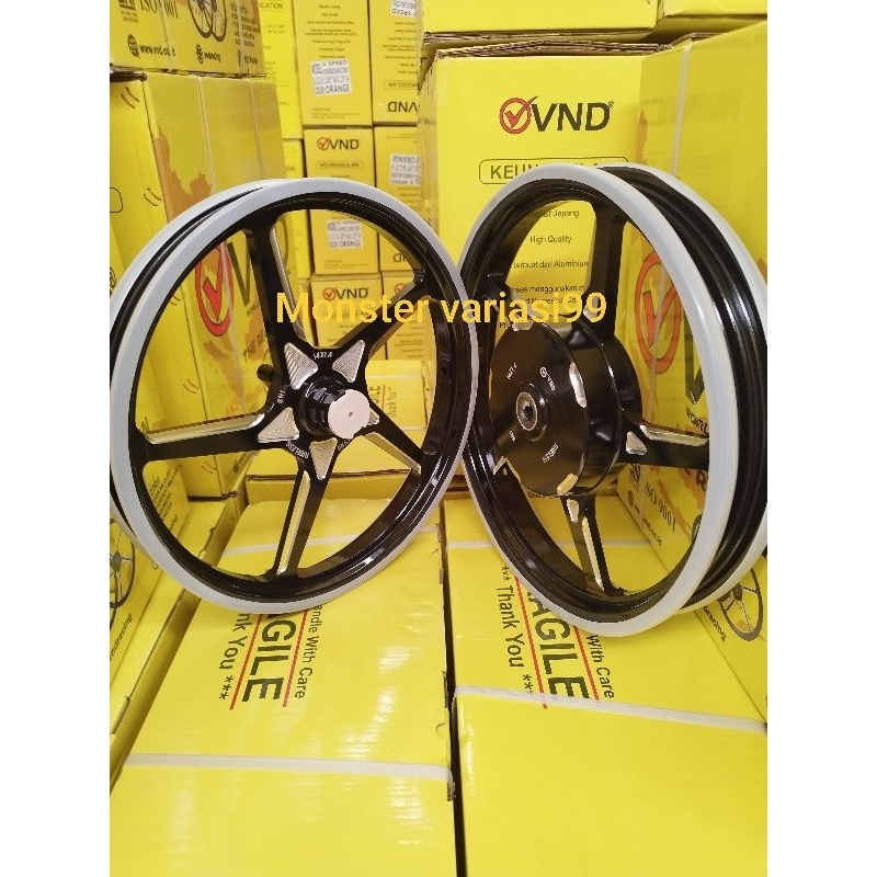 Jual VELG RACING VND AK 55 V3 140X14 & 160X14 MIO SPORTY/MIO SMILE /SOUL KARBU /MIO J | Shopee ...