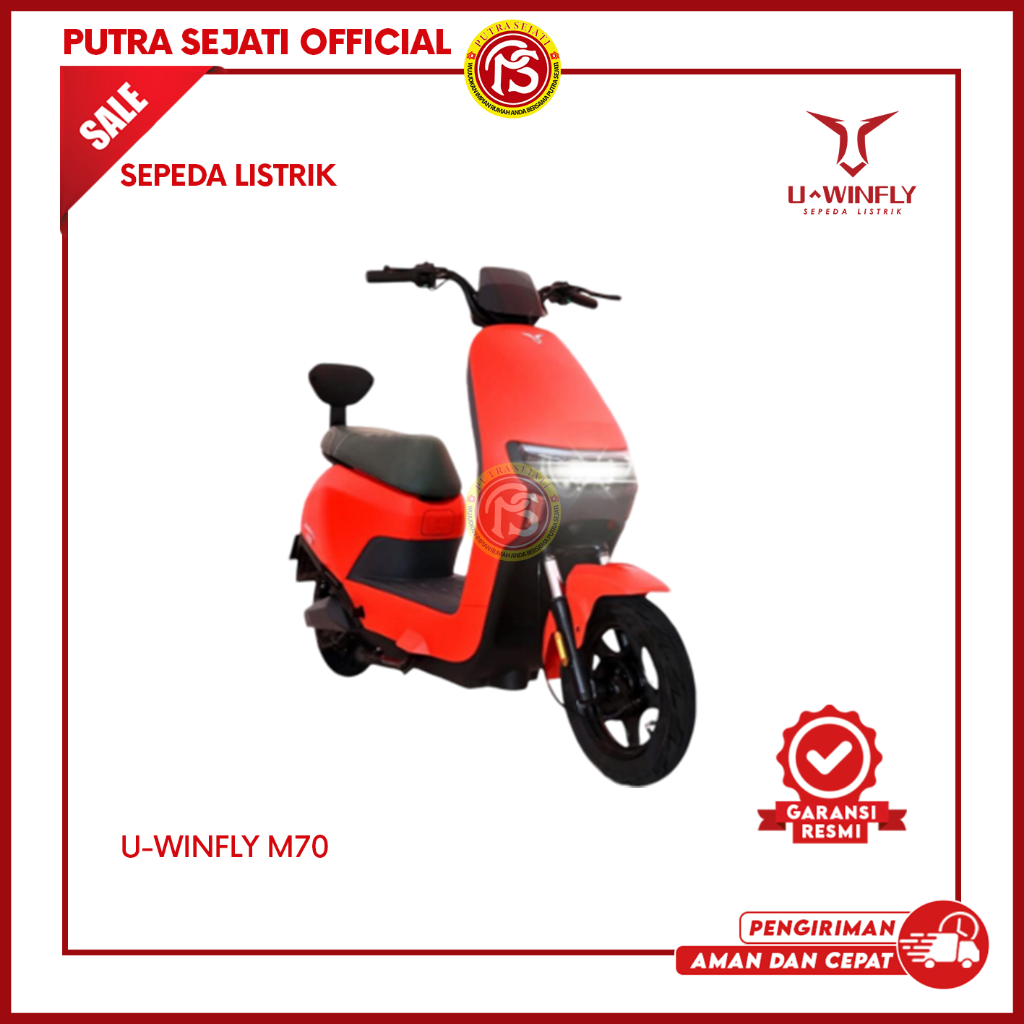 Jual SEPEDA LISTRIK U-WINFLY TYPE M70 | Shopee Indonesia