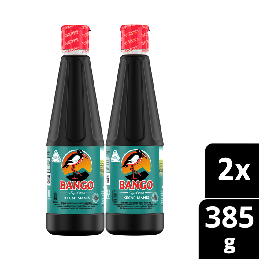 Jual Bango Kecap Manis Botol 385G x2 | Shopee Indonesia