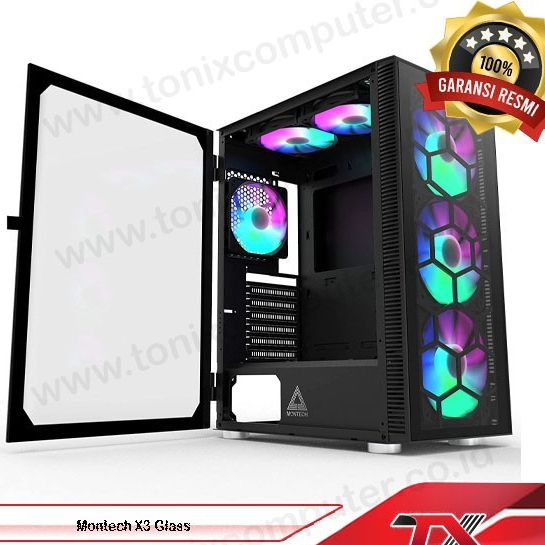 Jual Montech X3 Glass | PC Gaming Case | Casing PC Gaming | Shopee ...
