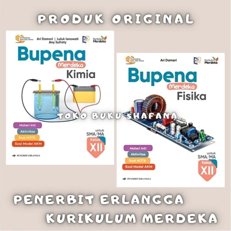 Jual Buku Bupena Merdeka Kelas 12 XII / 3 SMA Kurikulum Merdeka Km Penerbit Erlangga - Kimia ...