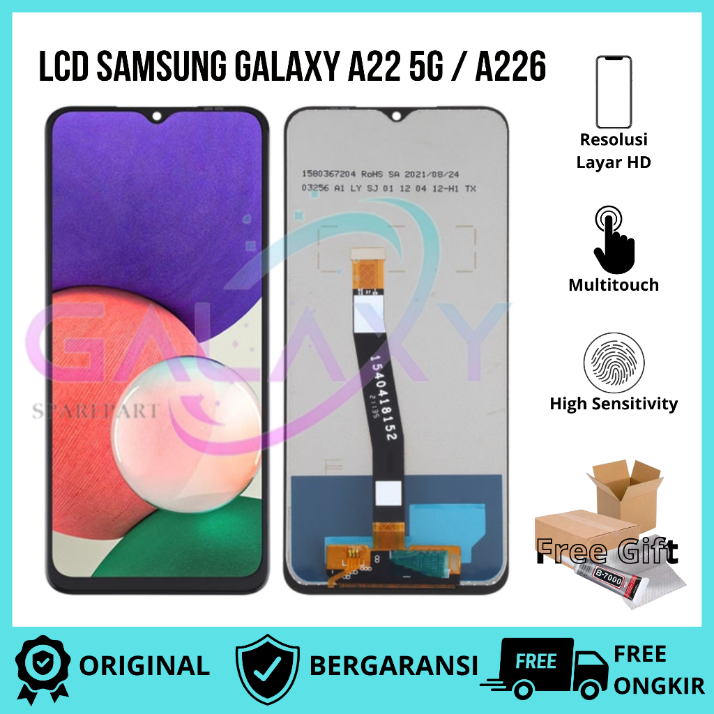 Jual LCD TOUCHSCREEN SAMSUNG GALAXY A22 5G / A226 ORIGINAL PRODUK ...