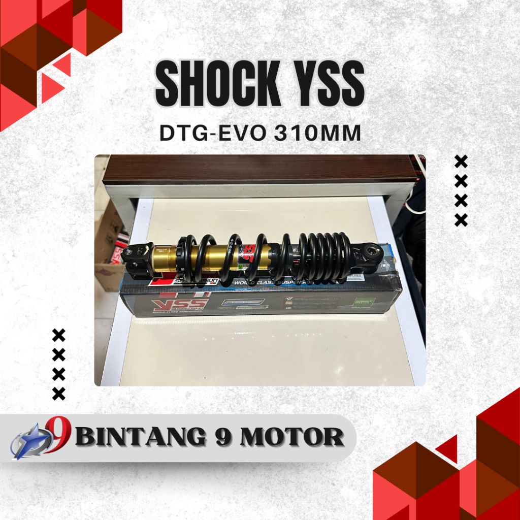 Jual SHOCK SKOK DTG-EVO GOLD SERIES MIO FINO BEAT KARBU 310MM-BINTANG ...