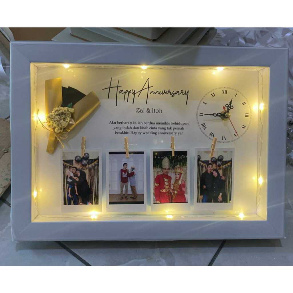 Jual READY !!! 1 Hari Jadi, flowers frame 3d 21x30 jam custom | FRAME ...