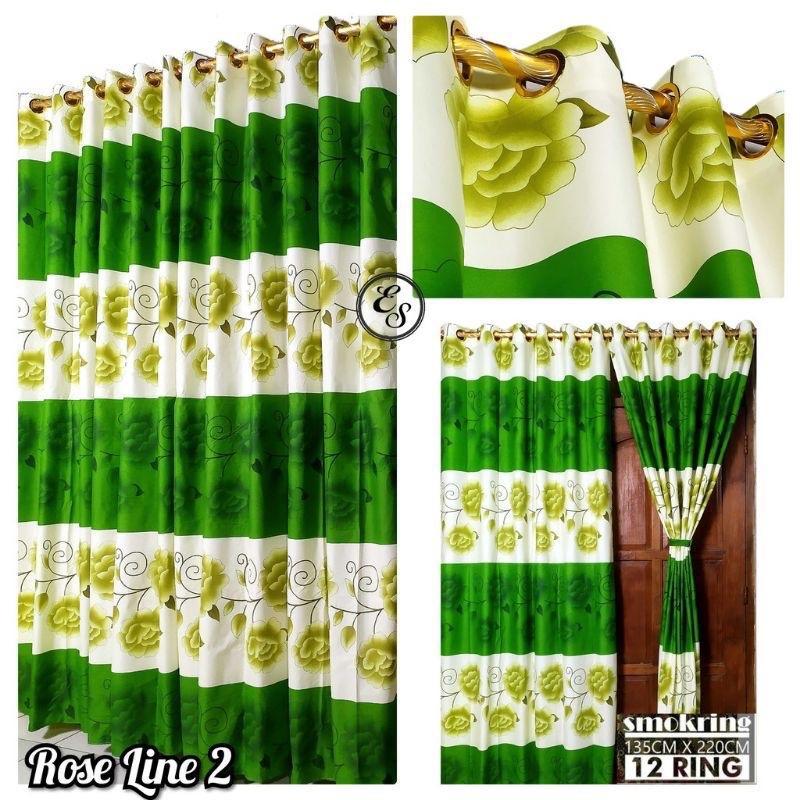 Jual Gorden Hordeng Korden Jendela Pintu Murah Minimalis Tirai Motif ...