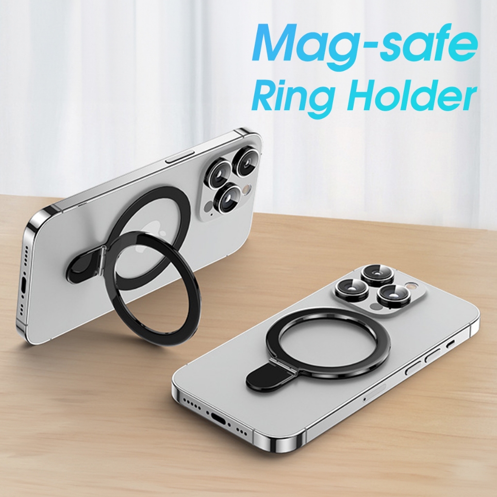Jual Bracket Ring Holder Metal Stand Magsafe Magnetic Wireless Charging ...