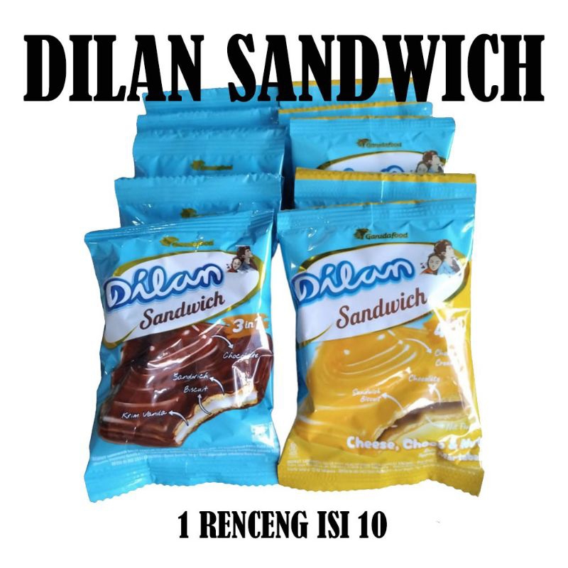 Jual Dilan Sandwich 16grX 10pcs | Dilan Sandwich Renceng| Dilan ...