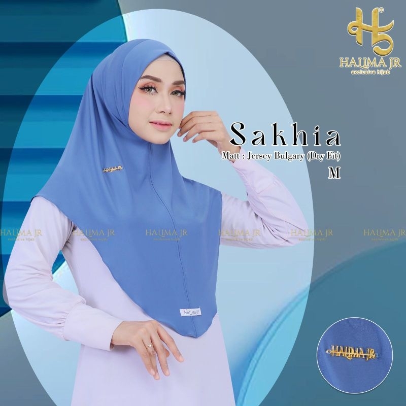 Jual HALIMA _ HIJAB INSTAN OVAL SAKHIA SIZE M BAHAN JERSI | Shopee Indonesia