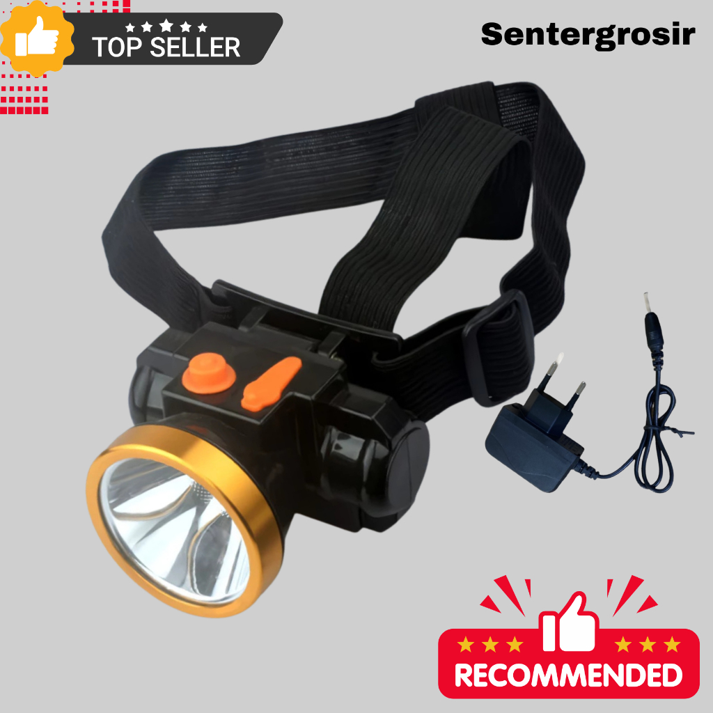 Jual Murah Senter Kepala Led Premium ORIGINAL Headlamp Murah Import Cas ...