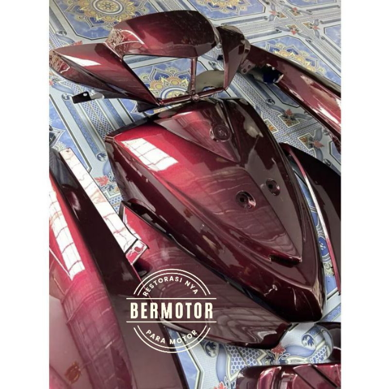 Jual FULLSET BODY HALUS YAMAHA MIO J WARNA MOONLIGHT RED | Shopee Indonesia