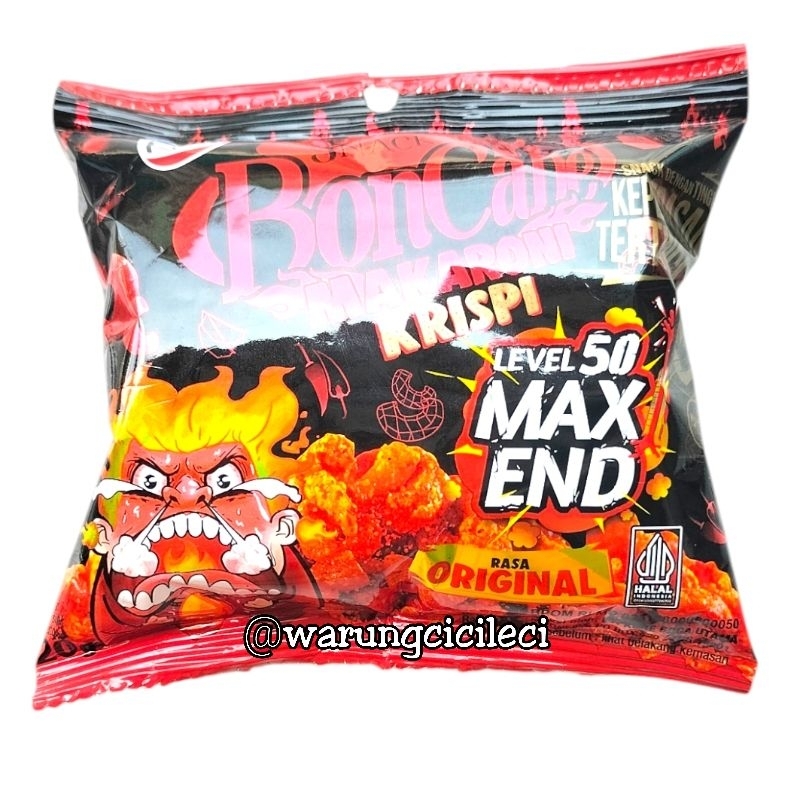 Jual SNACK BONCABE / BON CABE MAKARONI KRISPI LEVEL 50 MAX END 20g ...