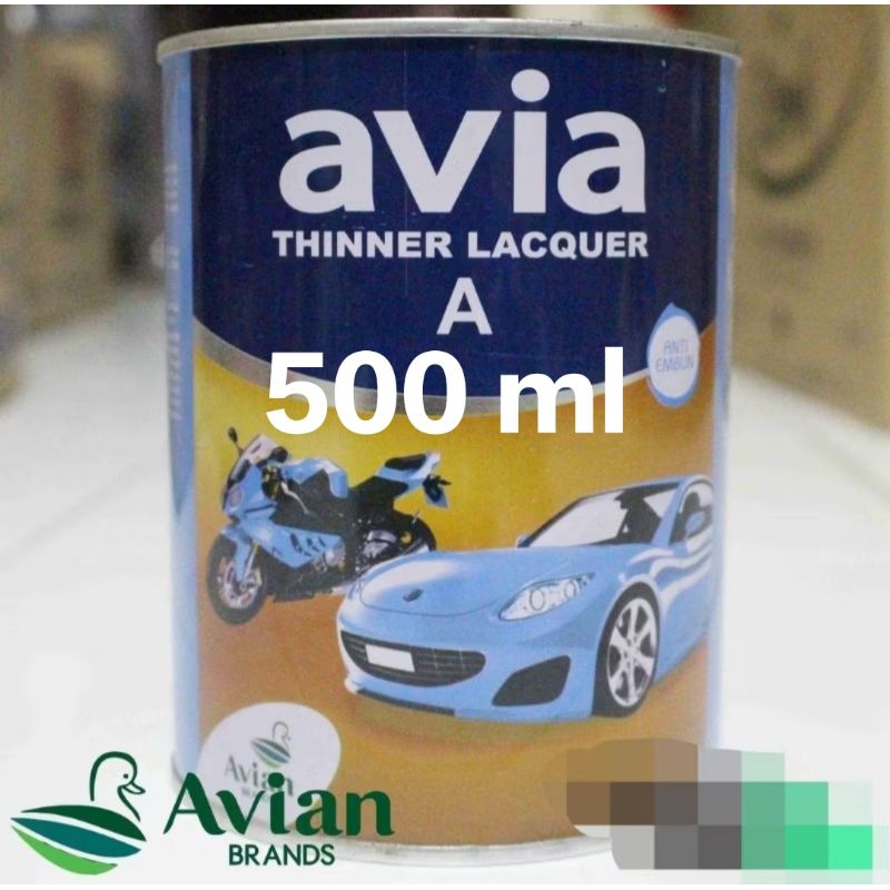 Jual Thinner Avian Avia A 0.5 L Pengencer Cat Duco Kayu Besi dll | Shopee Indonesia