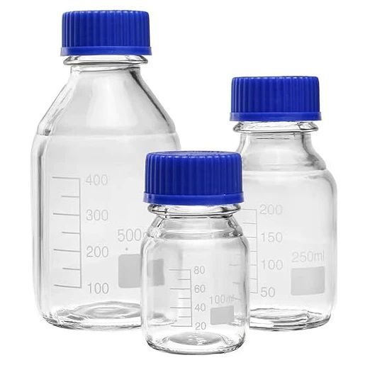 Jual Botol Lab 100 ml Laboratorium Laboratory Bottle Duran Botol Reagen ...