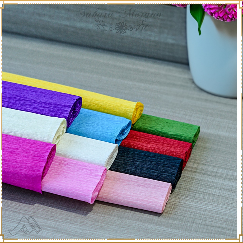 Jual { 1 Roll } Flower Wrapping Kertas / kertas Craft / Buket Bunga ...