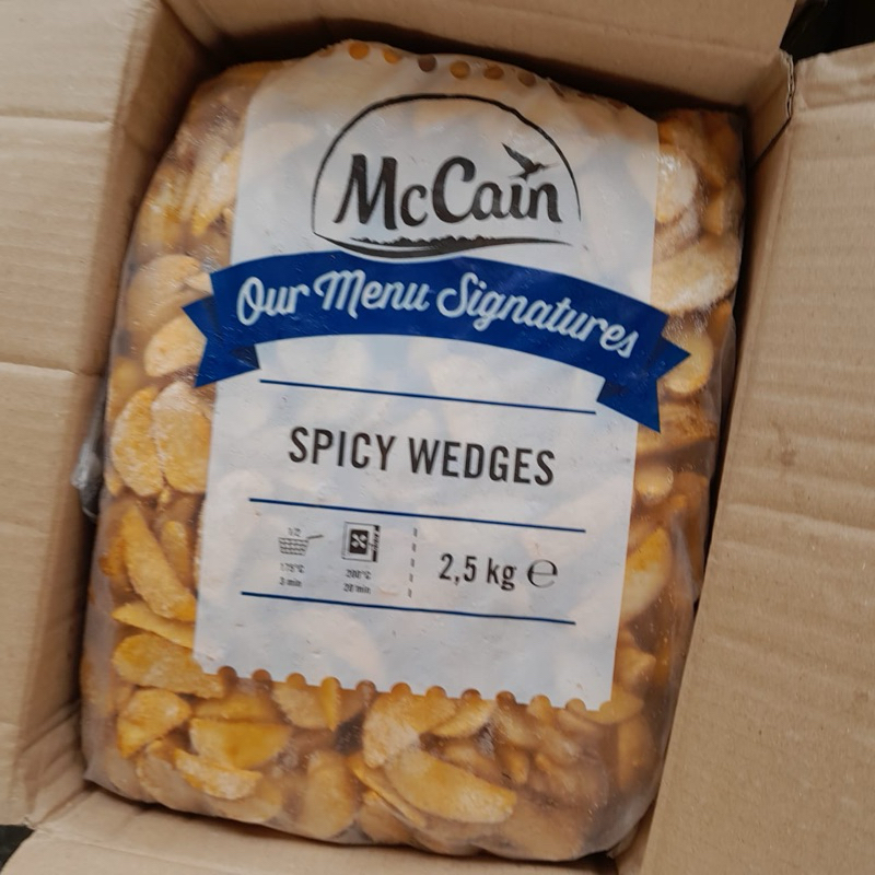 Jual Kentang Mc Cain Spicy Wedges 2.5 kg | Shopee Indonesia