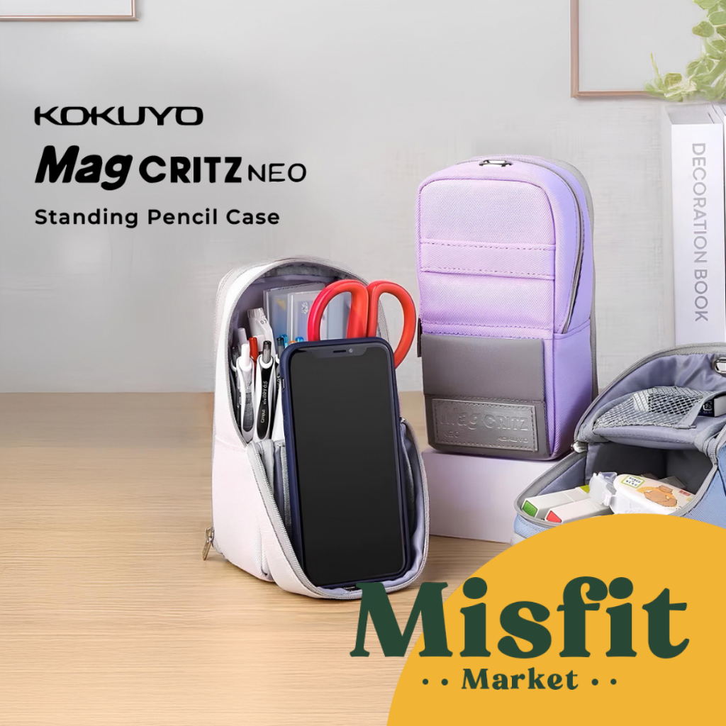Jual Kokuyo Mag Critz Neo Large Standing Pencil Case Kotak Pensil ...