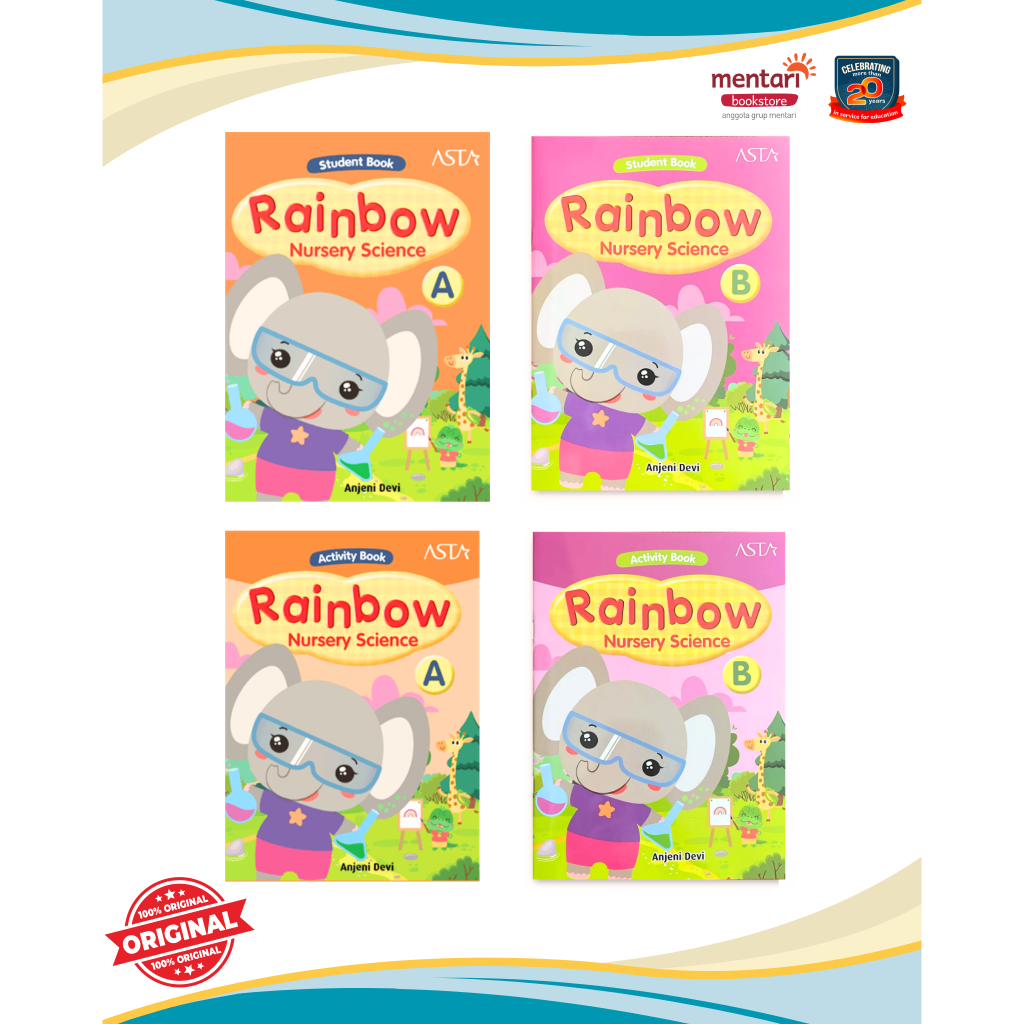 Jual Rainbow Nursery Science Student Book & Activity Book | Buku ...