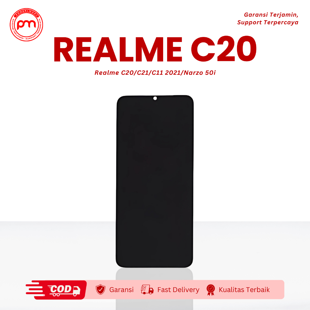 Jual LCD Realme C20 C21 C11 2021 Fullset LCD Touchscreen | Shopee Indonesia