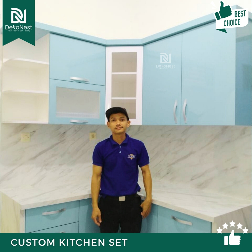 Jual Dekonest Kitchen Set Bawah Kompor Wastafel Minimalis Estetik HPL ...