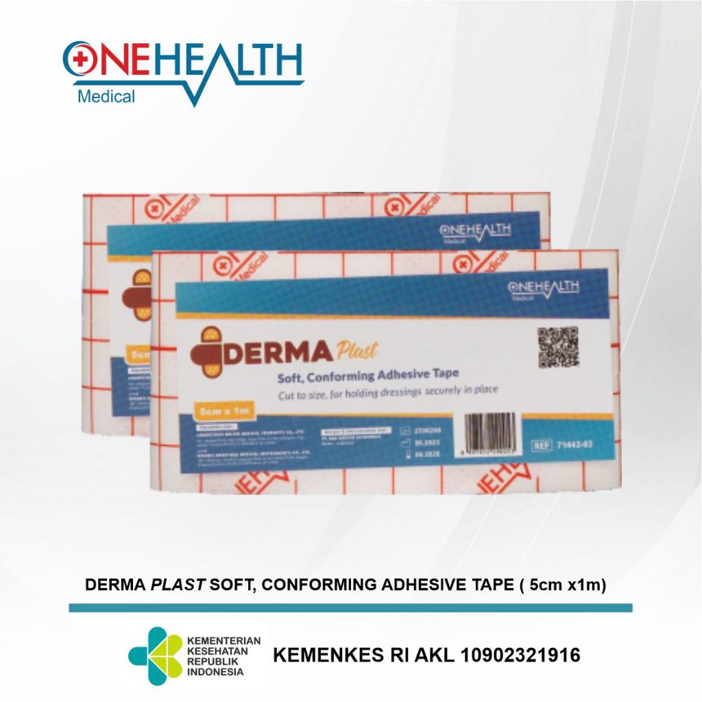 Jual ECERAN - ONEHEALTH DERMAPLAST ADHESIVE PLESTER PENUTUP LUKA 5cm x ...