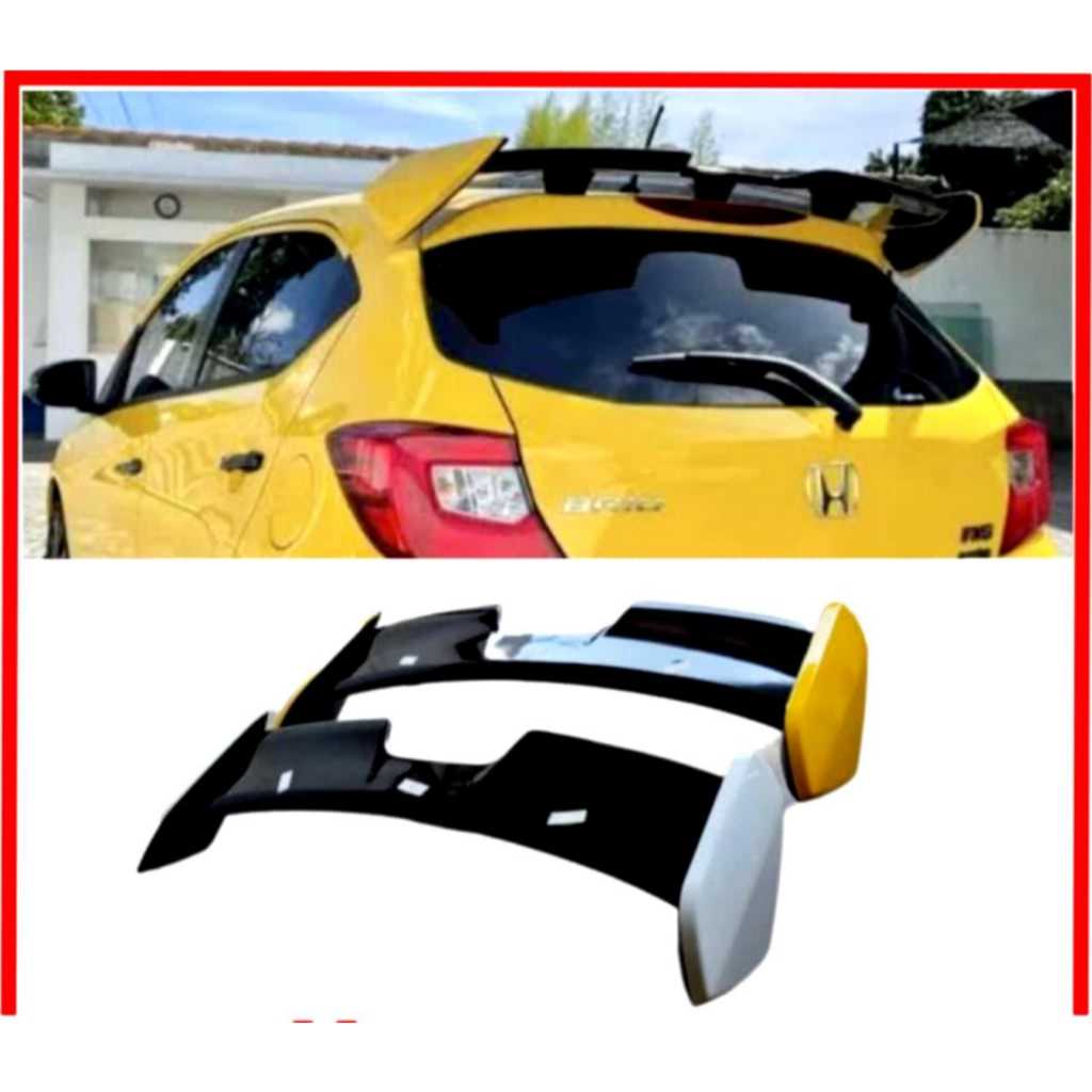 Jual (RIAU IMP) SPOILER MOBIL ALL NEW BRIO 2023 URBANITE | Shopee Indonesia