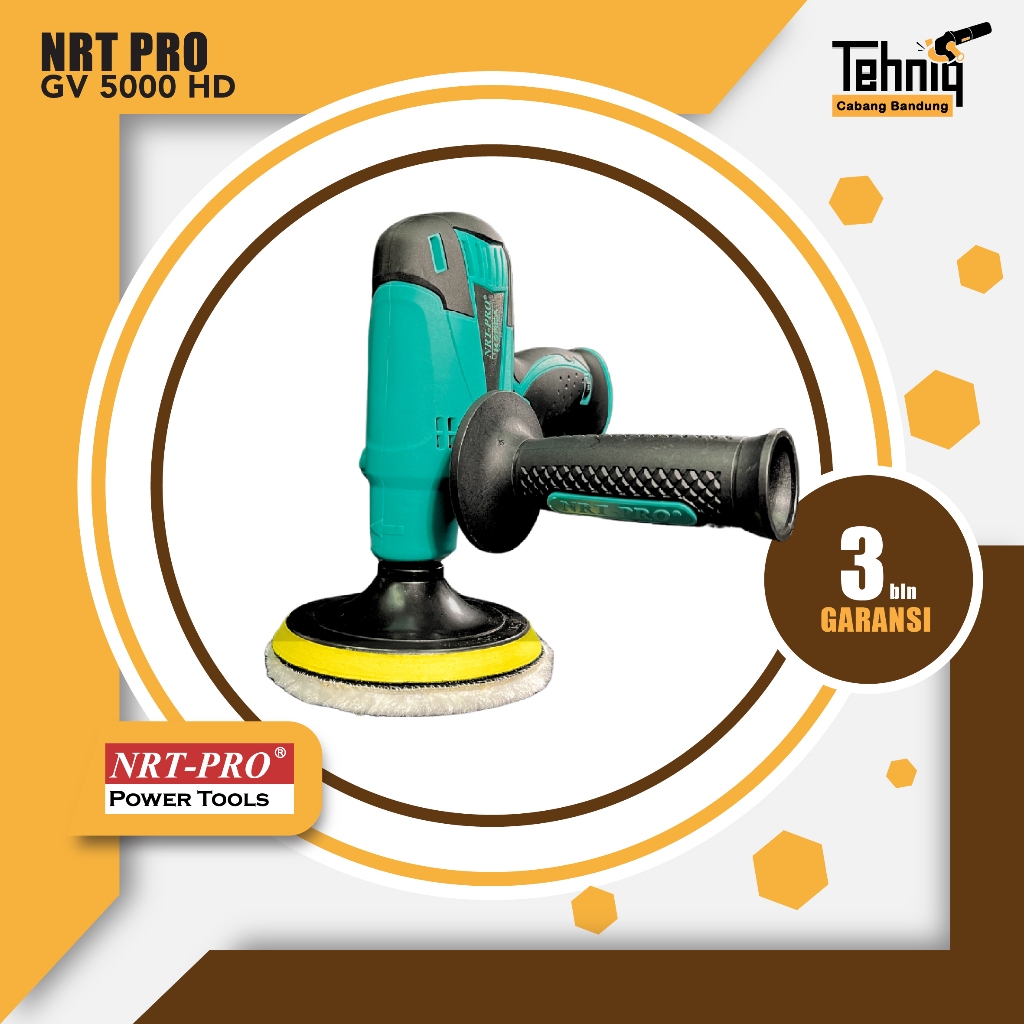 Jual NRT Polisher 5 Inch Mesin Poles Mobil NRT-Pro GV5000HD 500 Watt ...