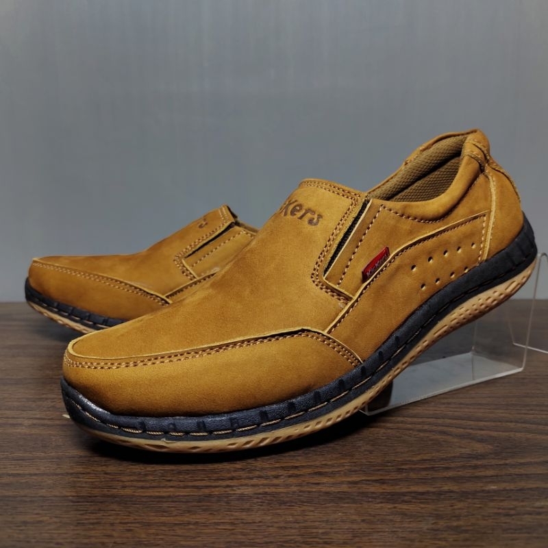 Jual Kickers Sepatu Casual Kasual Pria Bahan Kulit Asli Murah Elegan ...