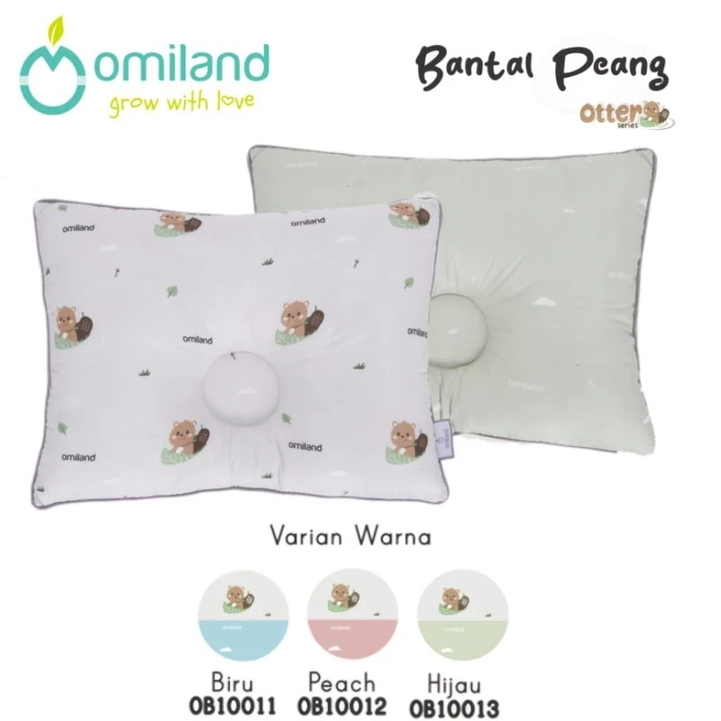Jual Omiland Bantal Bayi Anti Peang Otter Series OB10011 / Omiland ...