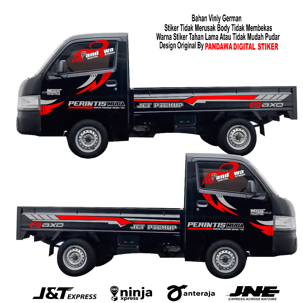 Jual Stiker mobil Suzuki Carry pick up List Sticker Cutting Pick up ...