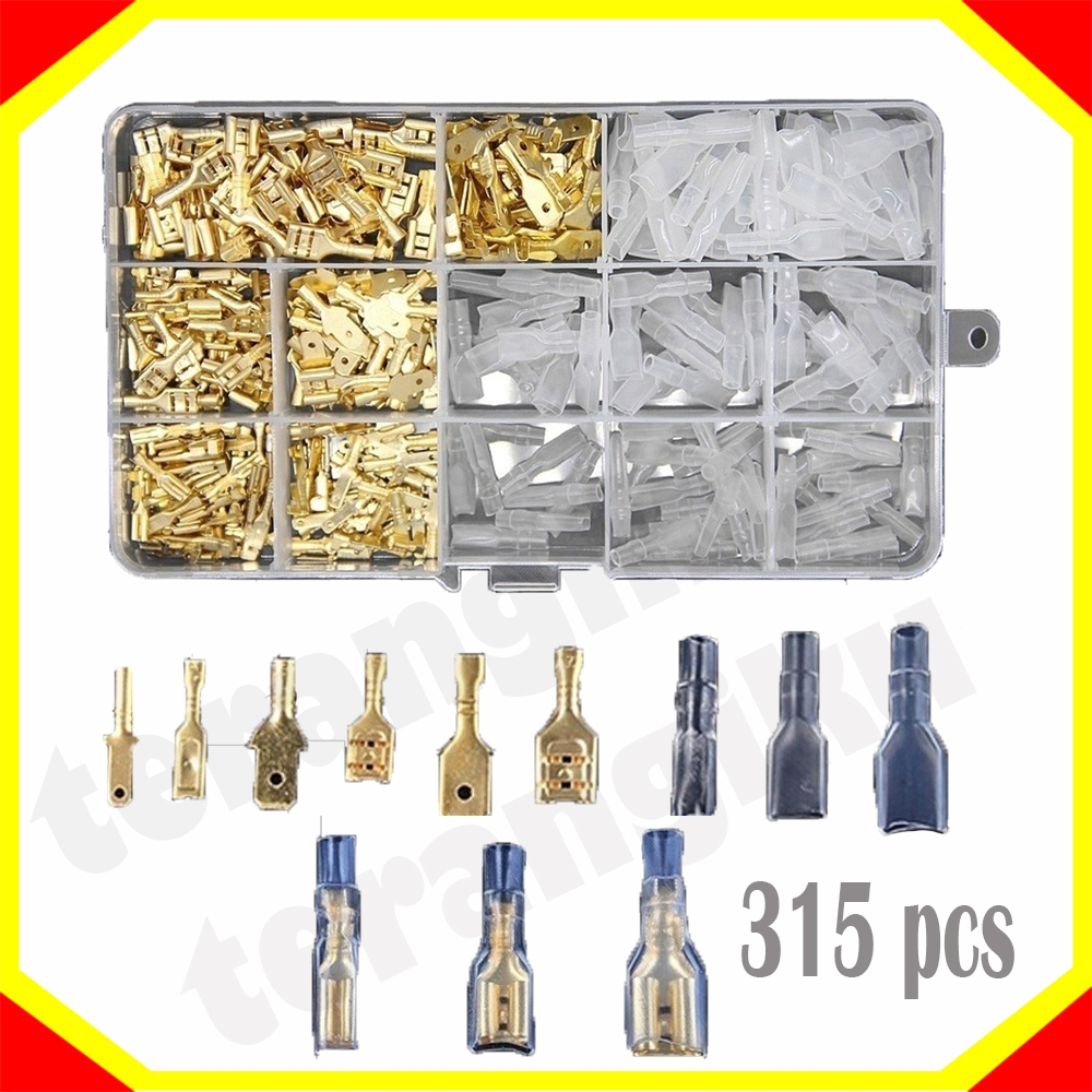 Jual skun Konektor Terminal Listrik cewek & cowok 3.5mm Bahan Skun ...