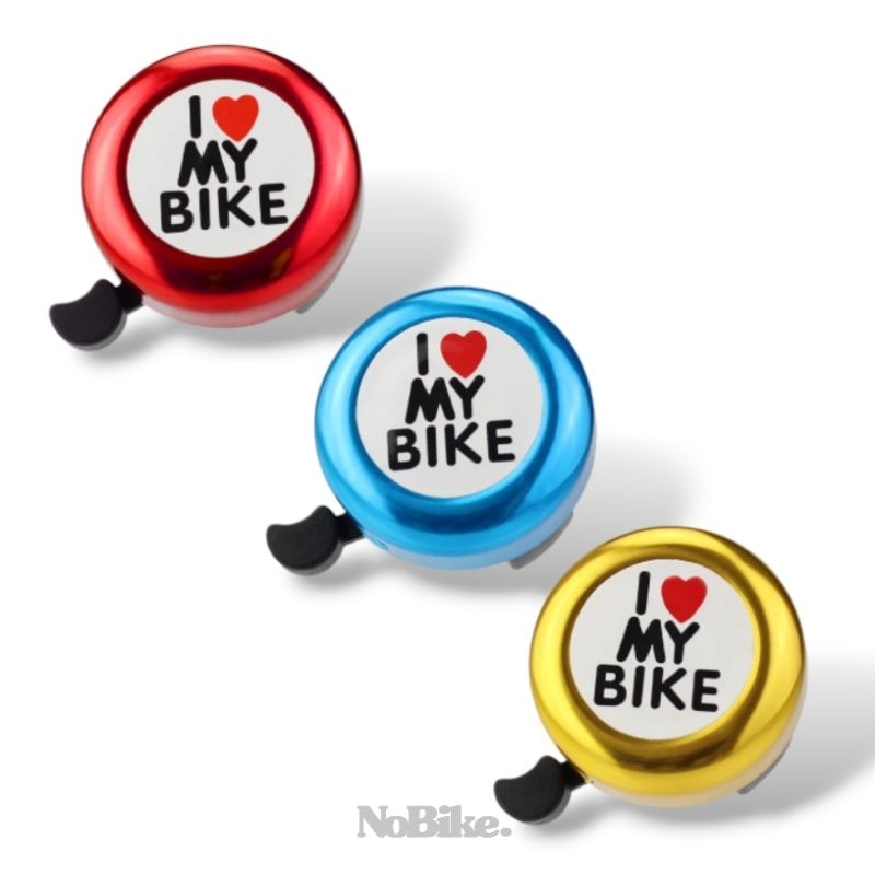 Jual Bel Bell Horn Sepeda Kring Kring I Love My Bike | Shopee Indonesia