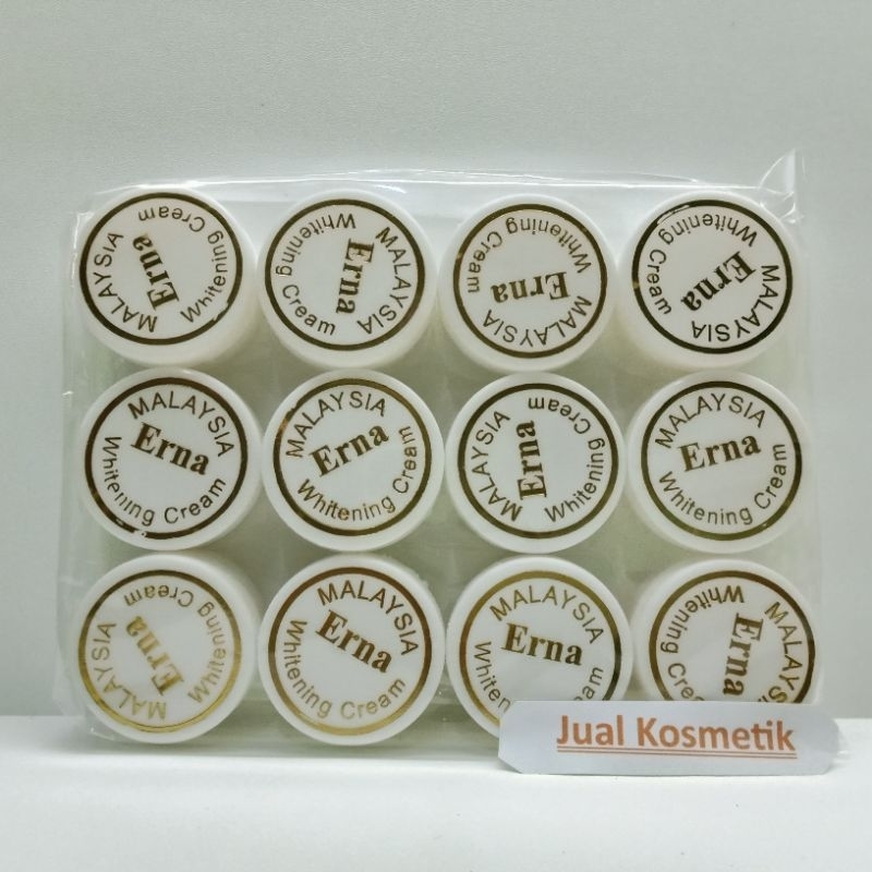 Jual 12pcs cream Erna Malaysia whitening | Shopee Indonesia