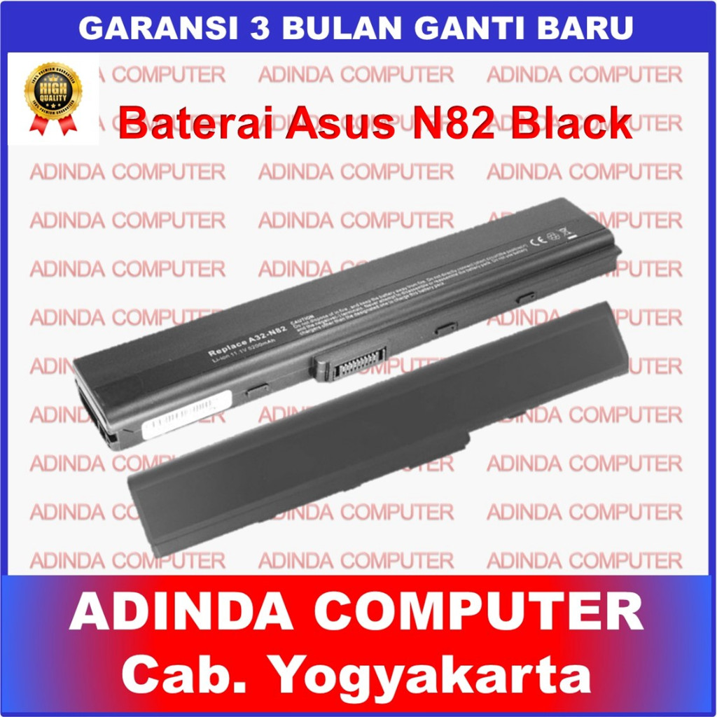 Jual BATERAI ASUS N82 X42 X42J N82E N82J N82JV A32-N82 Black OEM | Shopee Indonesia
