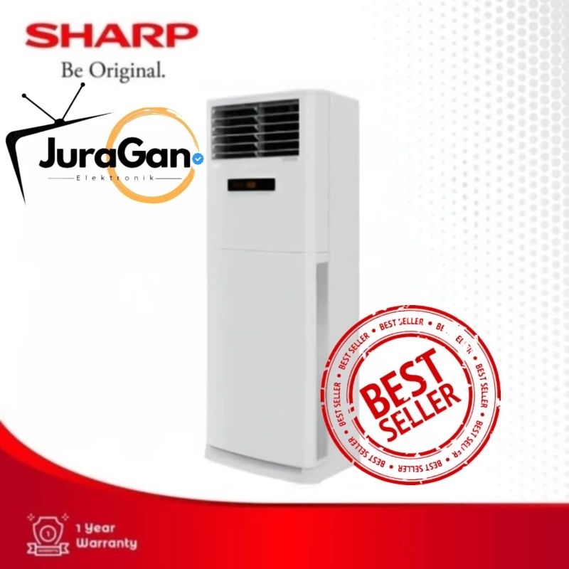 Jual Sharp AC Standing Floor 2,5 PK / 2,5 PK GS A24ACY Turbo Cool ...