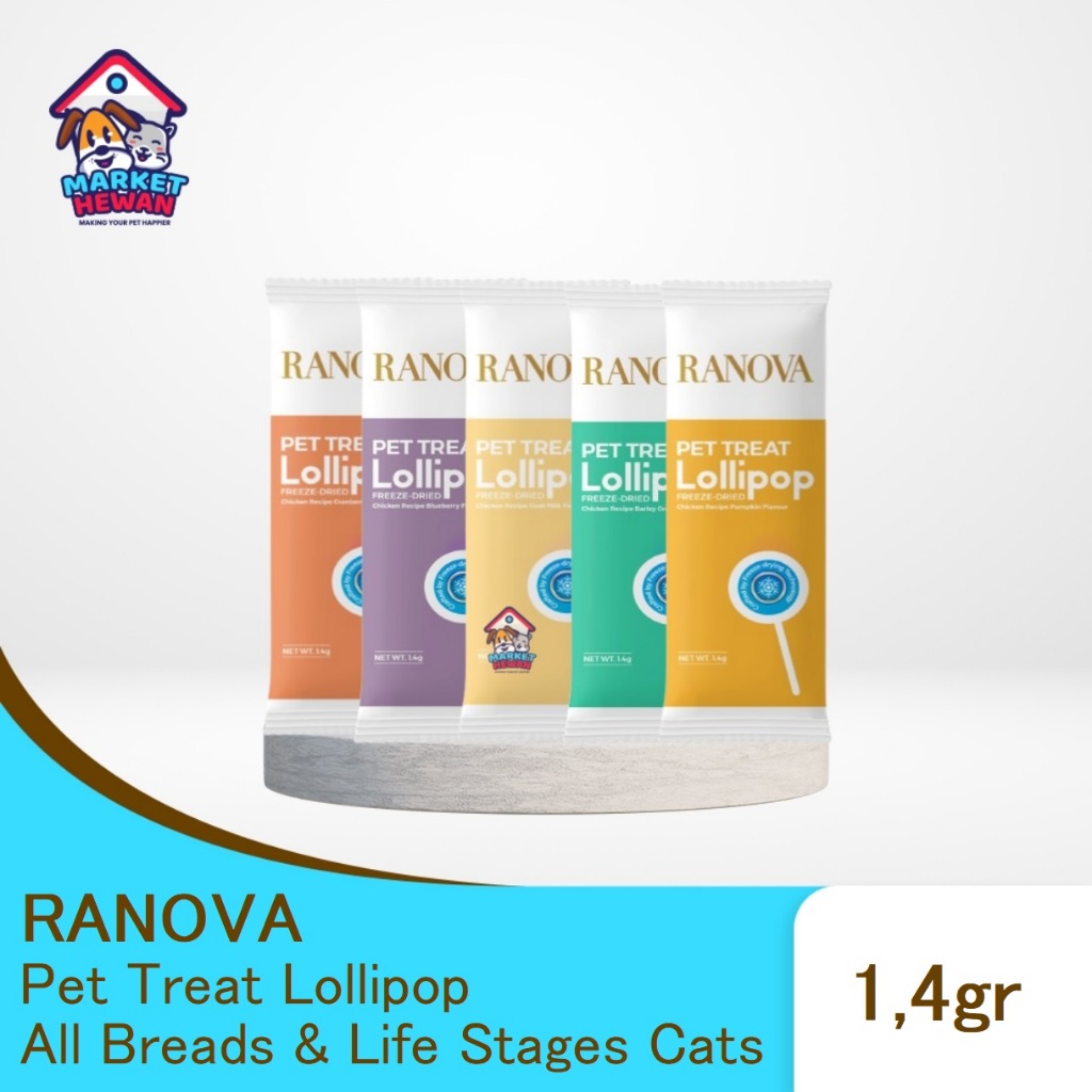 Jual Ranova Freeze Dried Pet Treat Cat Lollipop Chicken Recipe 1,4 gr ...