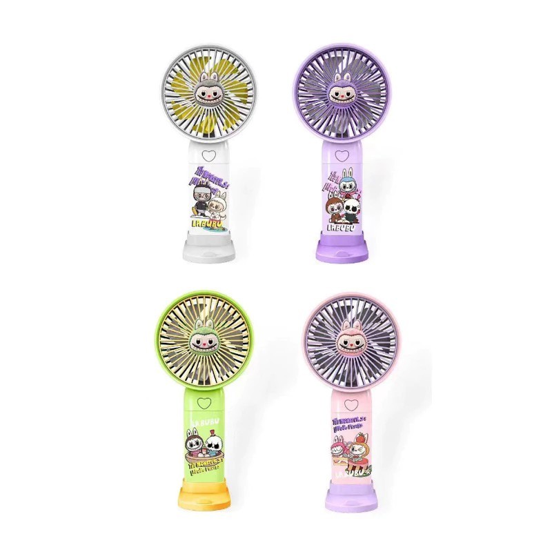 Jual Kipas Tangan Portable Hand Table Mini Fan Labubu USB Charge ...