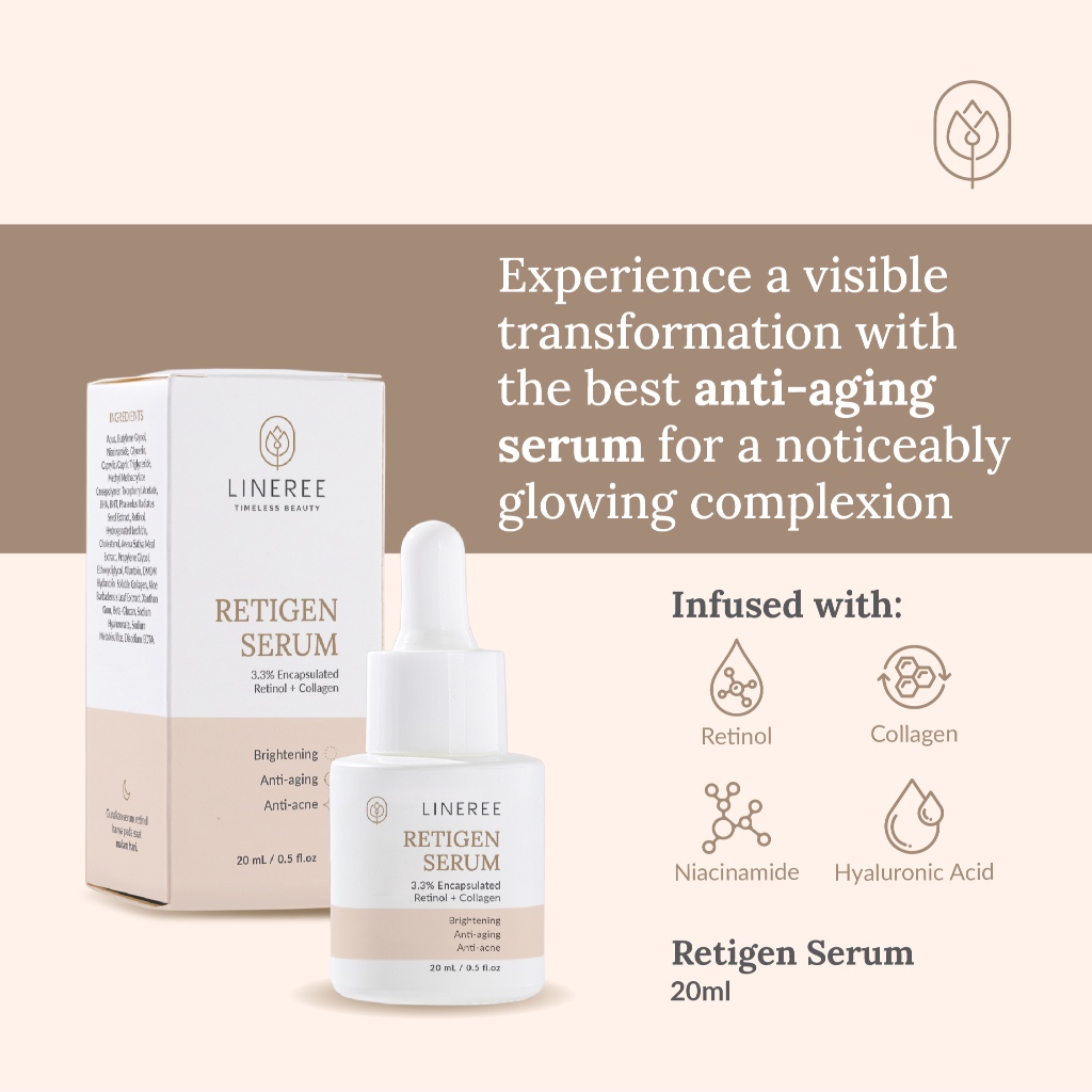 Jual LINEREE Retigen Serum | Shopee Indonesia