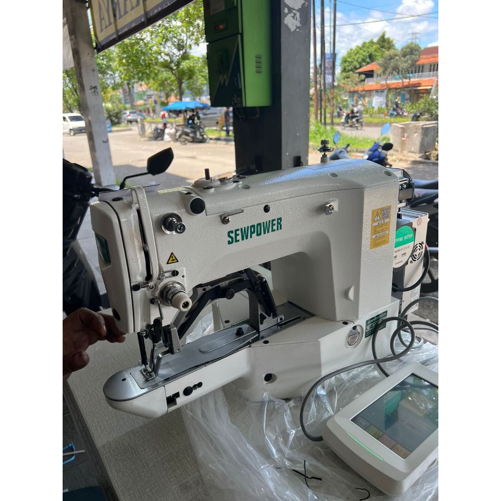 Jual MESIN PASANG KANCING OTOMATIS KOMPUTER SEWPOWER SP-1903 | Shopee ...