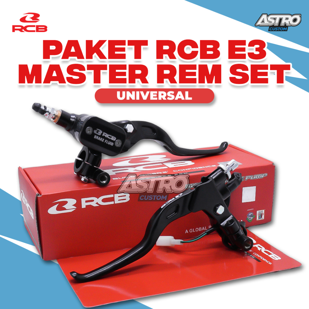 Jual Master Rem RCB Kanan E3 14 MM Handle Rem Kiri E2 Vario 125 150 ...