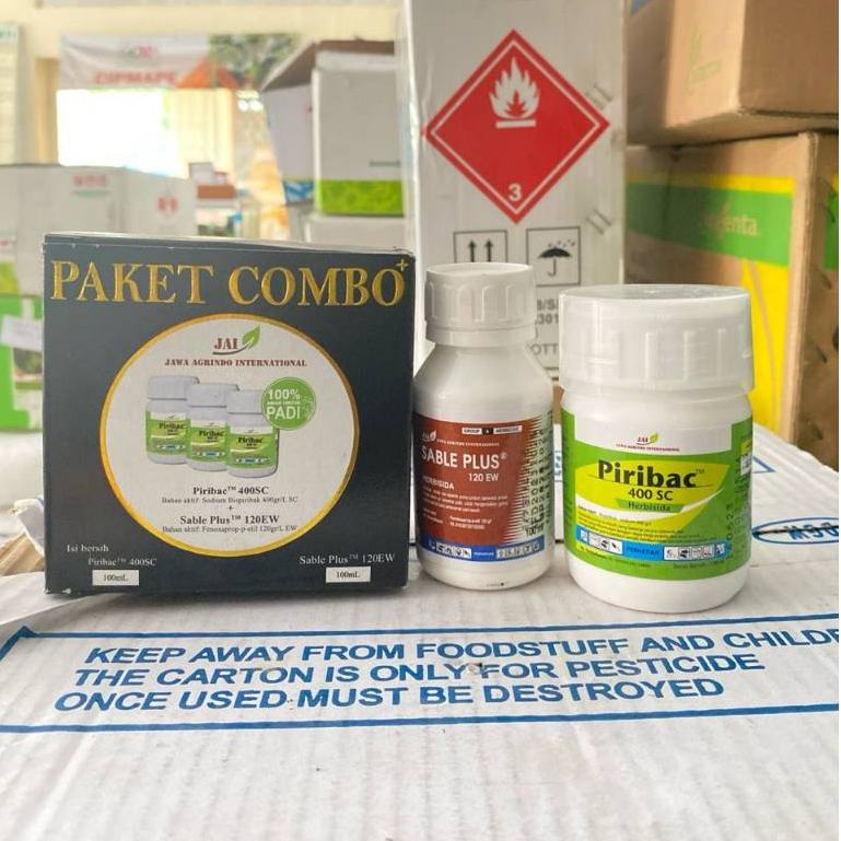 Jual Paket COMBO Herbisida Piribac 400 SC 100ml sable plus 120 EW 100ml | Shopee Indonesia