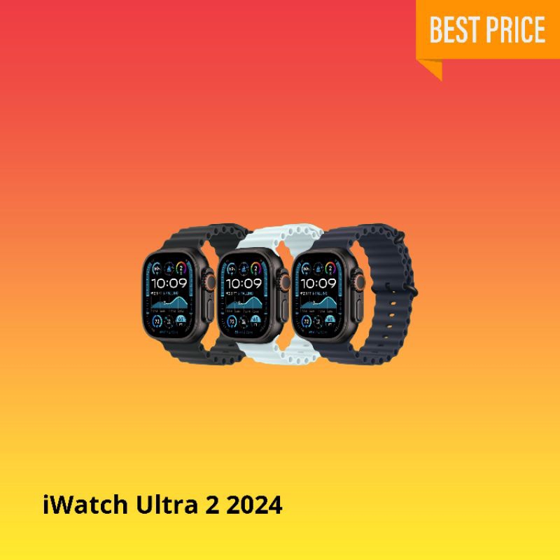 Jual iWatch Ultra 2 2024 49MM Titanium Case Black Natural Ocean Band ...