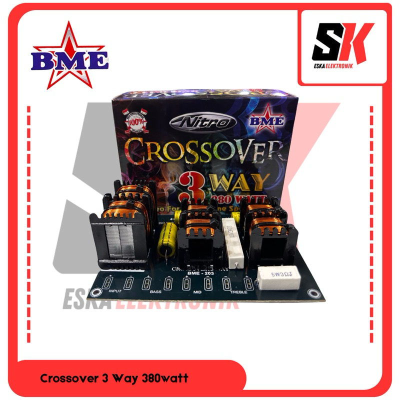 Jual Kit Crossover Pasif BME Nitro BME203 Cross Pasif BME 203 3 Way 380 ...