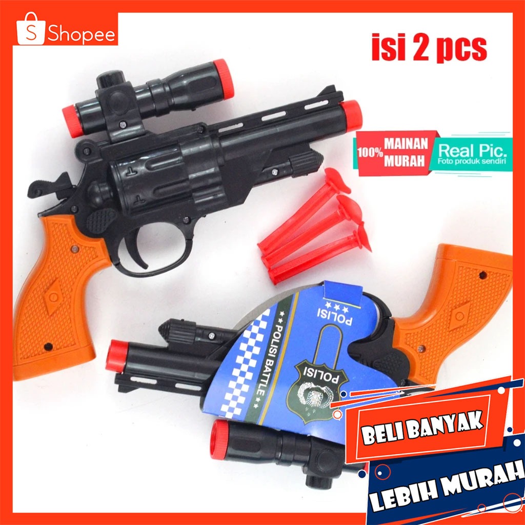 Jual MAINAN SET DOR-DORAN SHERIFF ISI 2 REVOLVER OCT8272 MAINAN ANAK ...